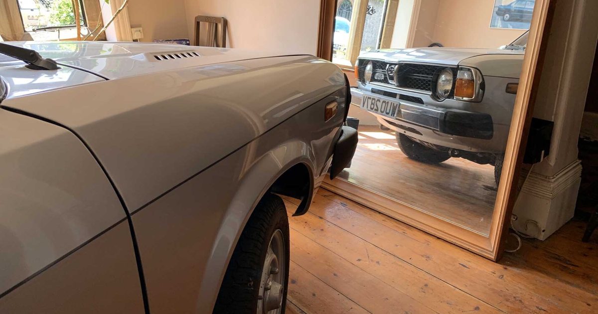 This Exmoor apartment has a Subaru MV in its front room | Petrolblog